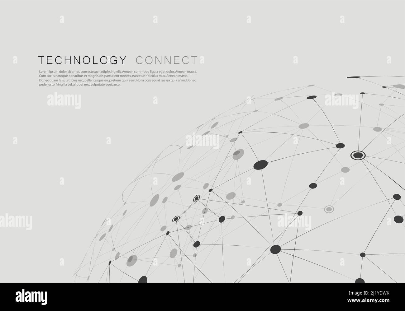 Network abstract vector background with connected shapes Stock Vector Image & Art - Alamy