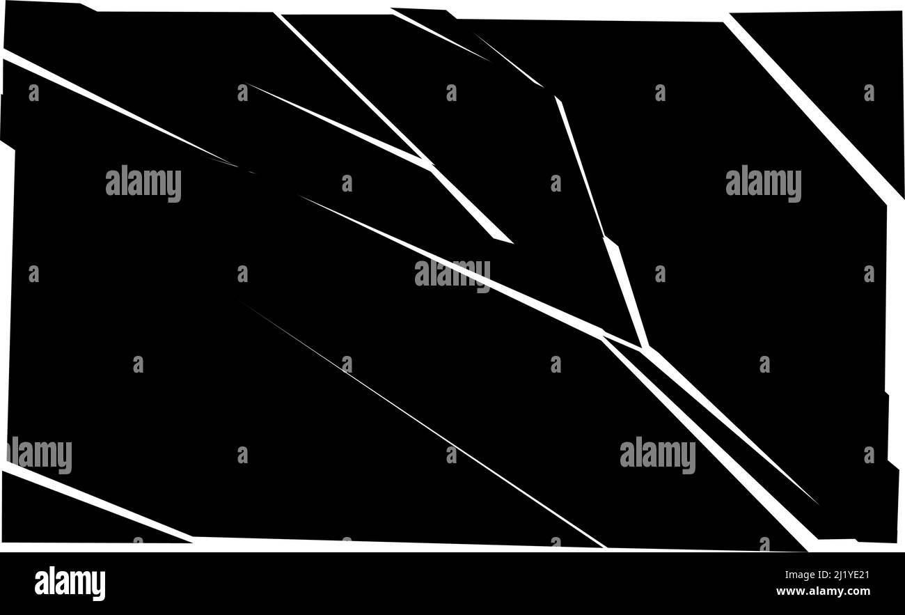 Shattered, fractured, broken texture. Splinters, shards, fragments ...