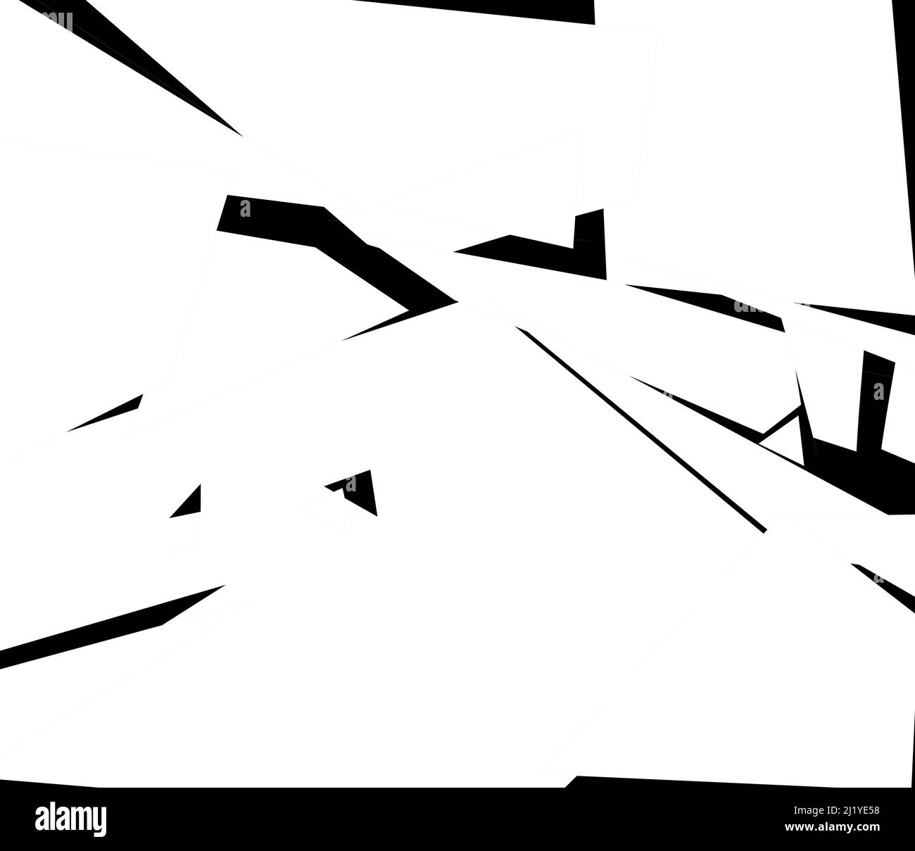 Shattered, fractured, broken texture. Splinters, shards, fragments ...