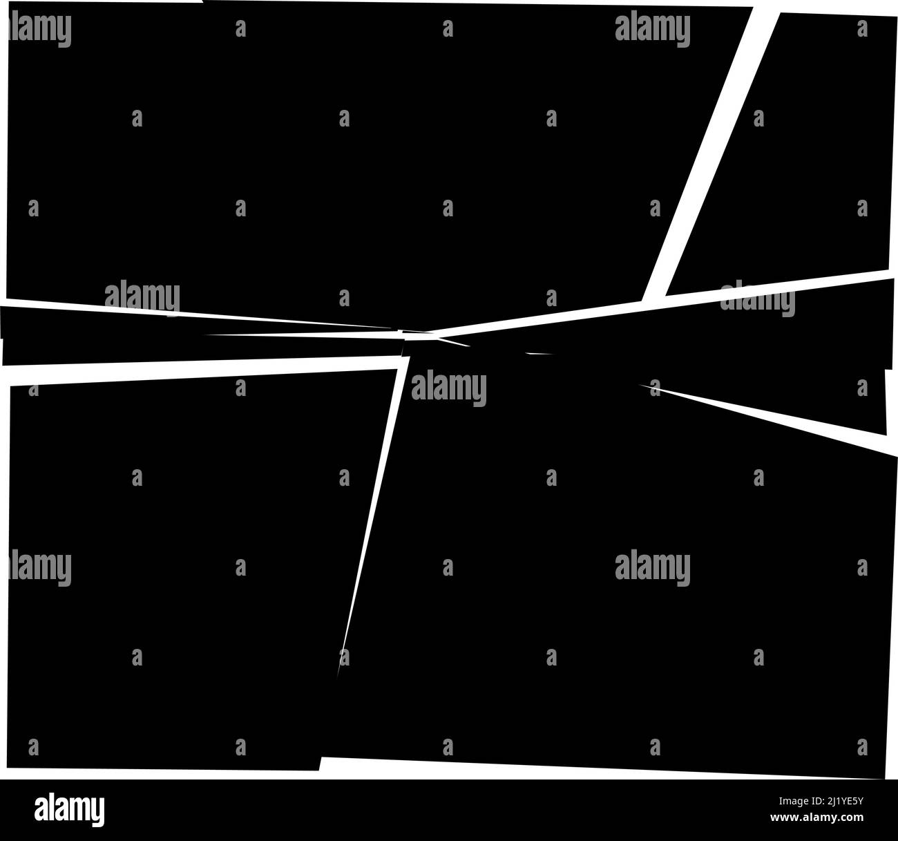 Shattered, fractured, broken texture. Splinters, shards, fragments ...