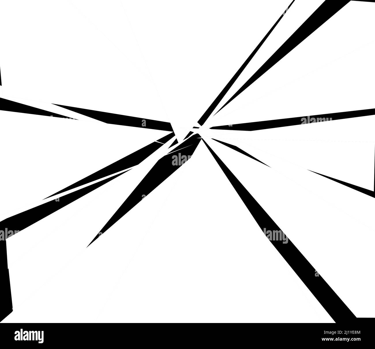 Shattered, fractured, broken texture. Splinters, shards, fragments ...