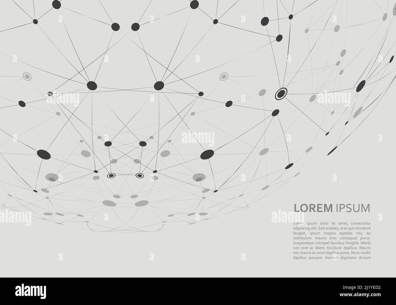 Network abstract vector background with connected shapes Stock Vector Image & Art - Alamy