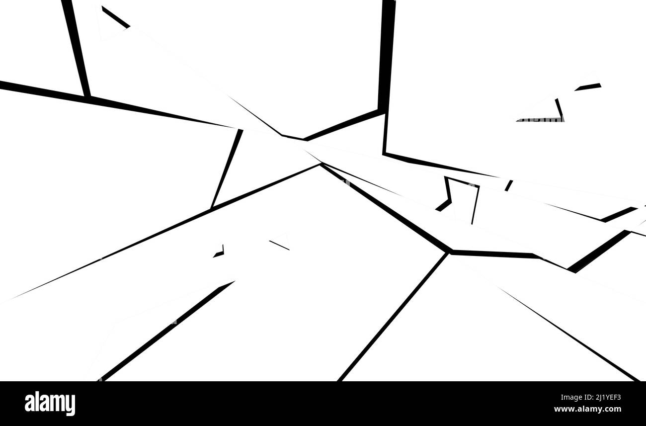 Shattered, fractured, broken texture. Splinters, shards, fragments ...