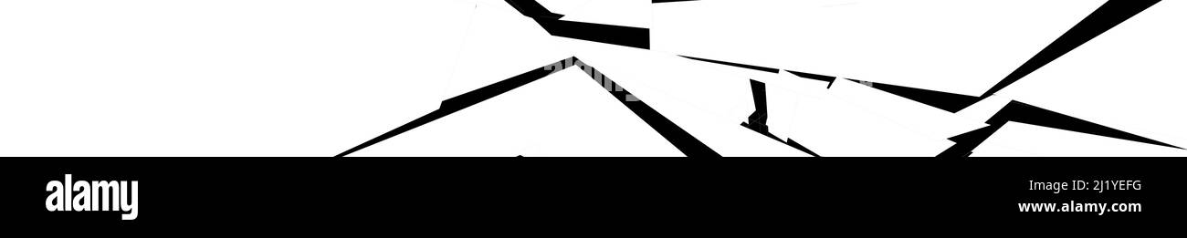 Shattered, fractured, broken texture. Splinters, shards, fragments ...