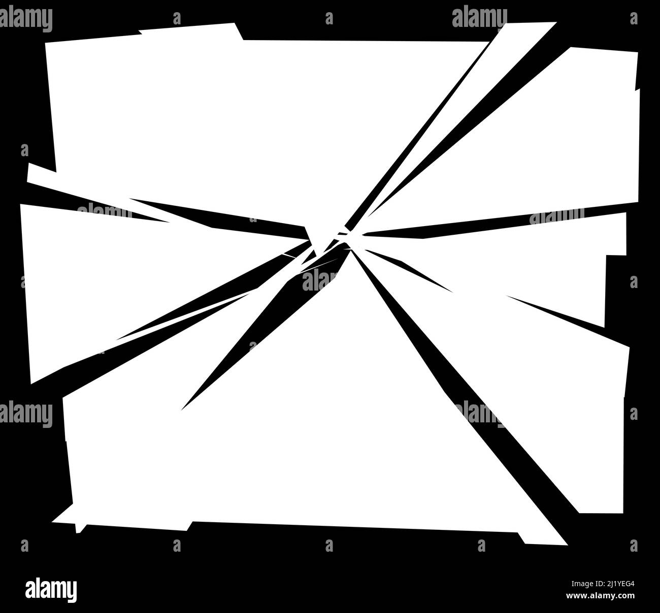 Shattered, fractured, broken texture. Splinters, shards, fragments ...