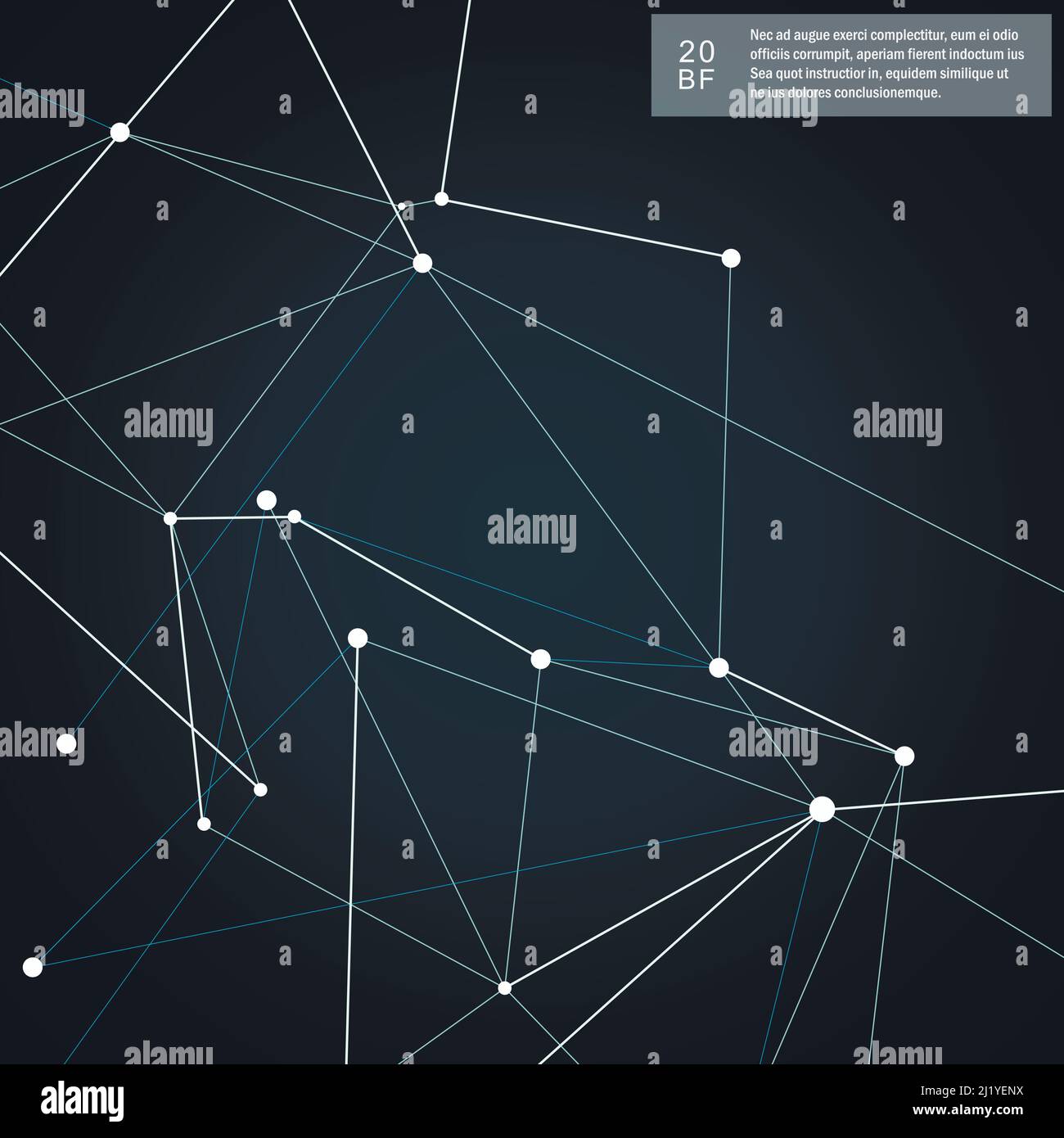 Abstract shapes background and technology network design Stock Vector ...