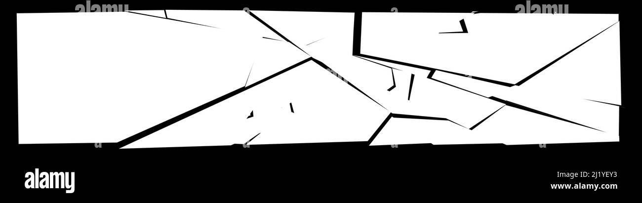 Shattered, fractured, broken texture. Splinters, shards, fragments ...