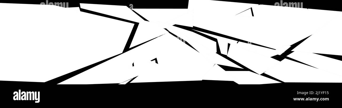 Shattered, fractured, broken texture. Splinters, shards, fragments ...