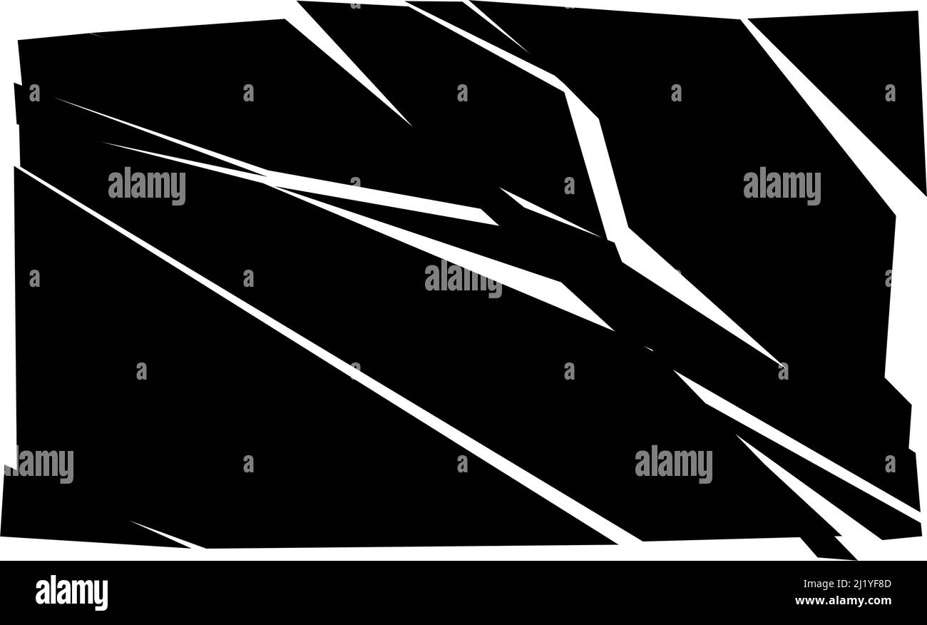 Shattered, fractured, broken texture. Splinters, shards, fragments ...