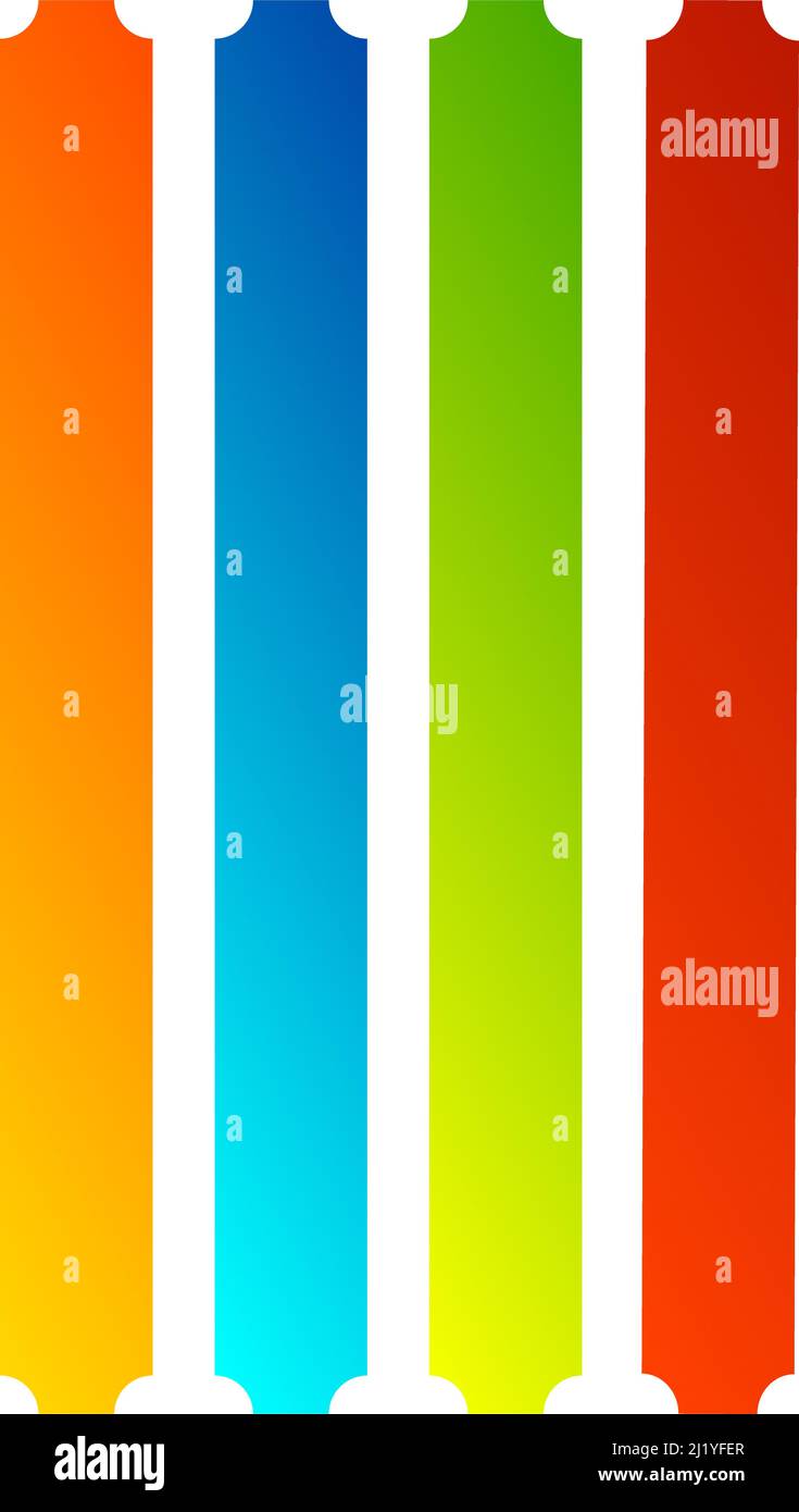 Banner, button, bar shapes with blank, empty space design element ...