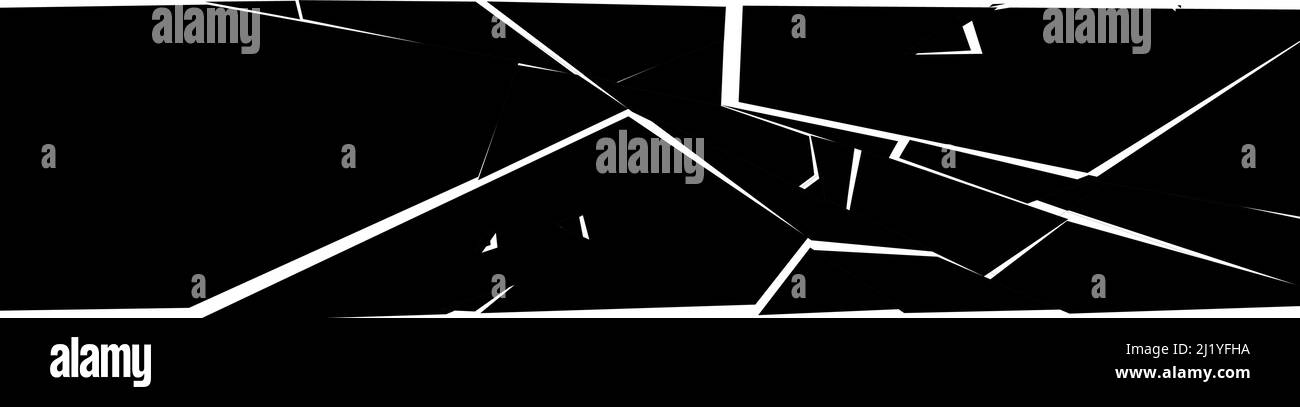 Shattered, fractured, broken texture. Splinters, shards, fragments ...