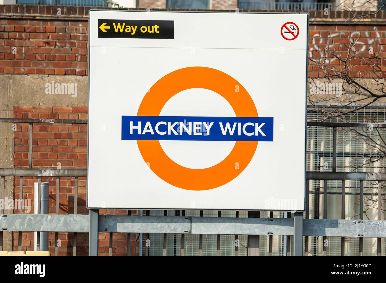 HACKNEY WICK, LONDON, ENGLAND- 23 March 2022: Hackney Wick London ...