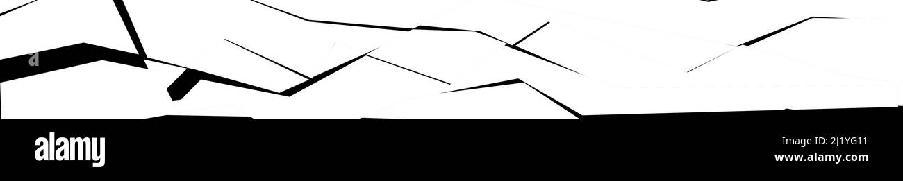 Shattered, fractured, broken texture. Splinters, shards, fragments ...