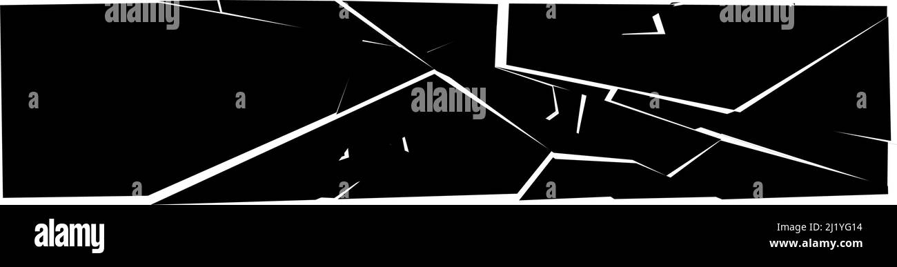 Shattered, fractured, broken texture. Splinters, shards, fragments ...