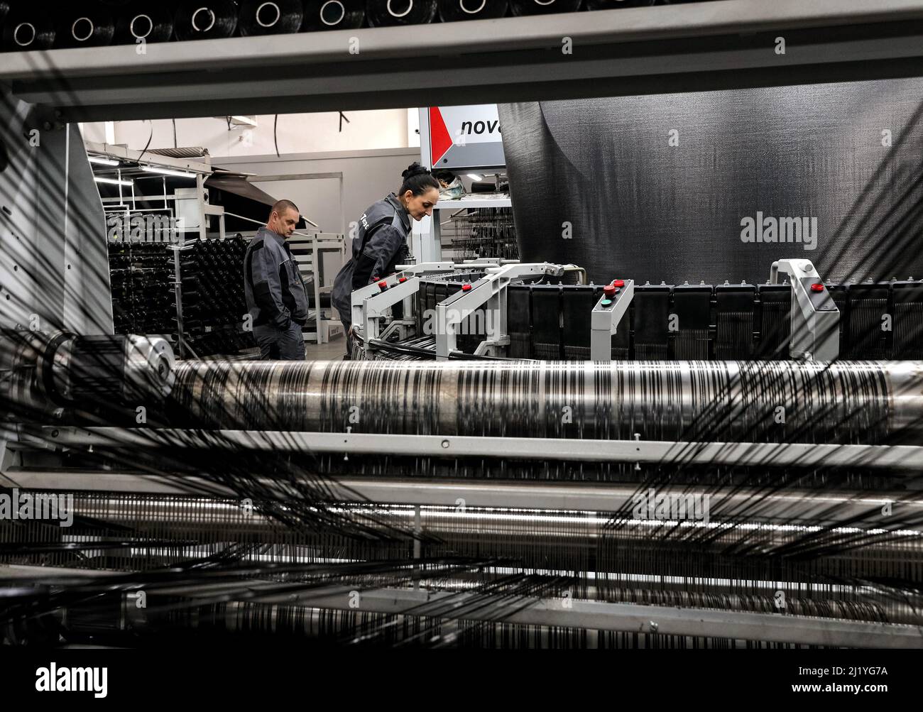 Volzhsky plant of textile materials. Production of woven geotextile and ...