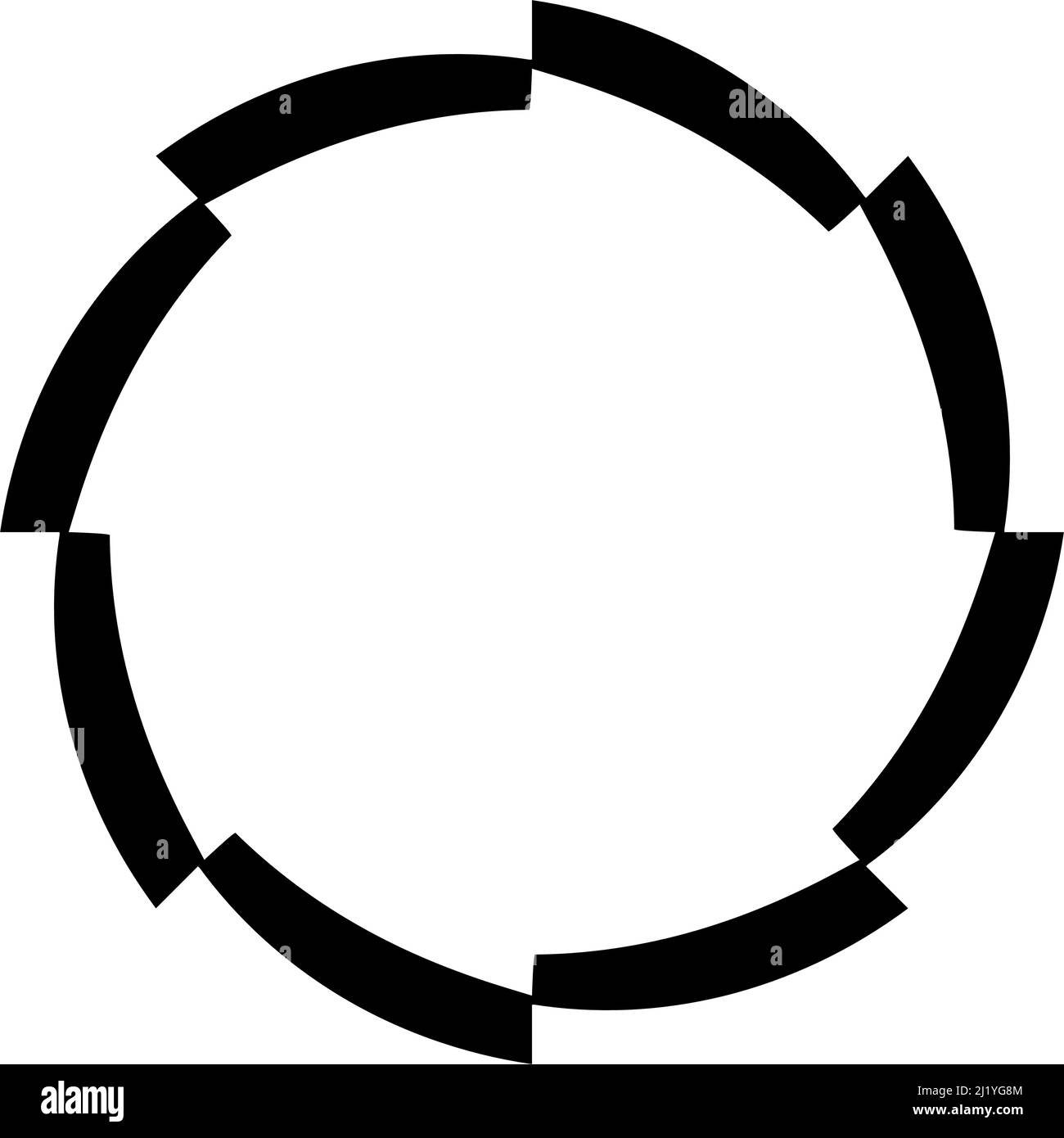 Abstract cicular geometric circle vector design element - stock vector ...