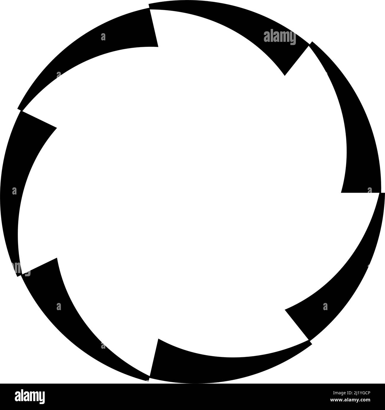 Abstract cicular geometric circle vector design element - stock vector ...