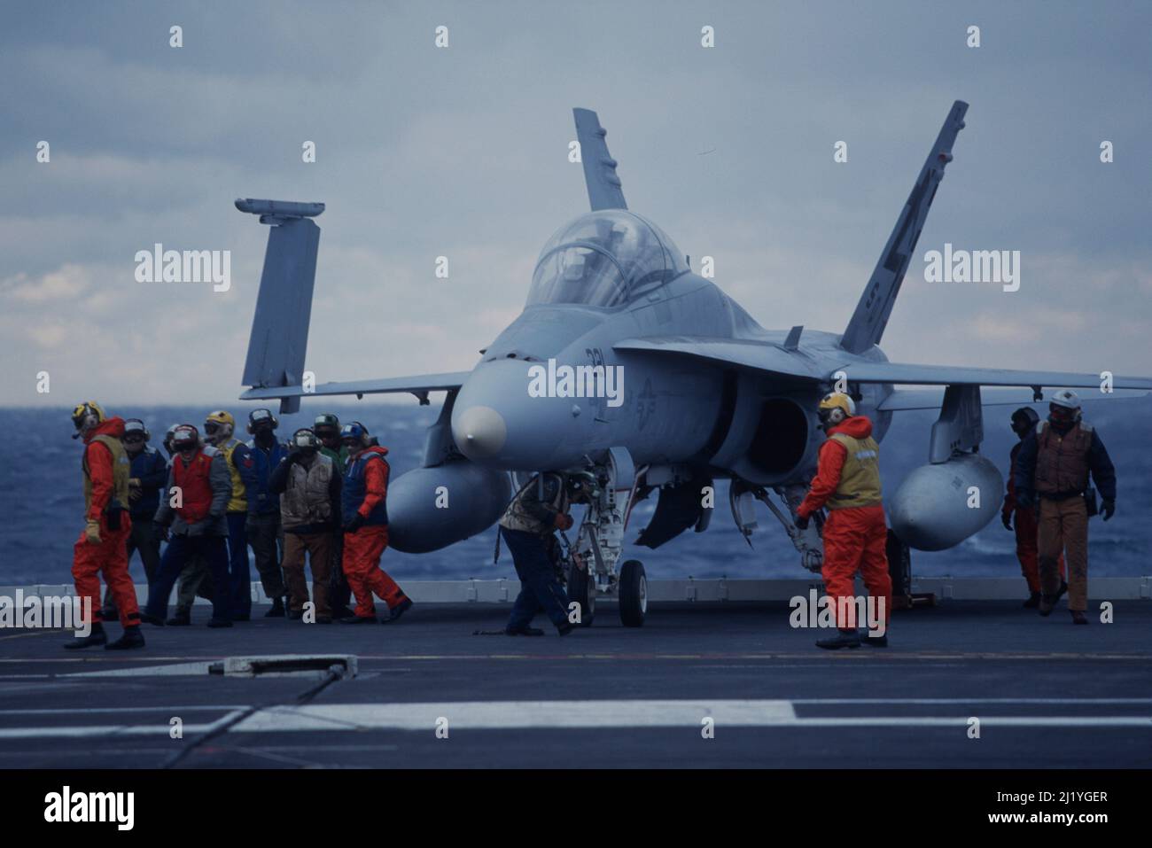 F/A-18 Superhornet takes off from the Aircraft Carrier USS Stennis in ...