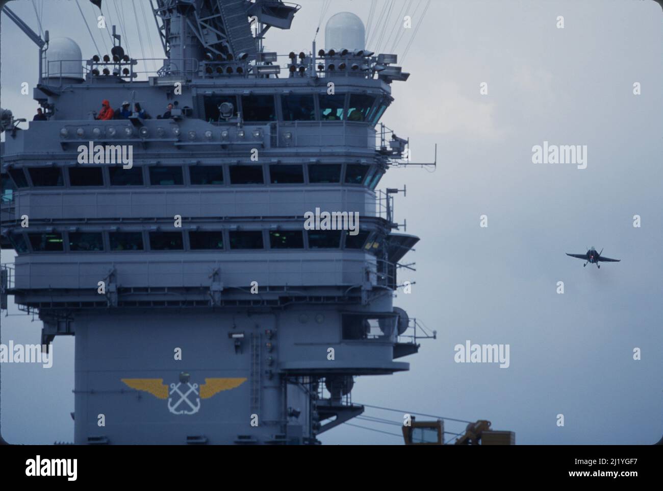 F/A-18 Superhornet takes off from the Aircraft Carrier USS Stennis in ...