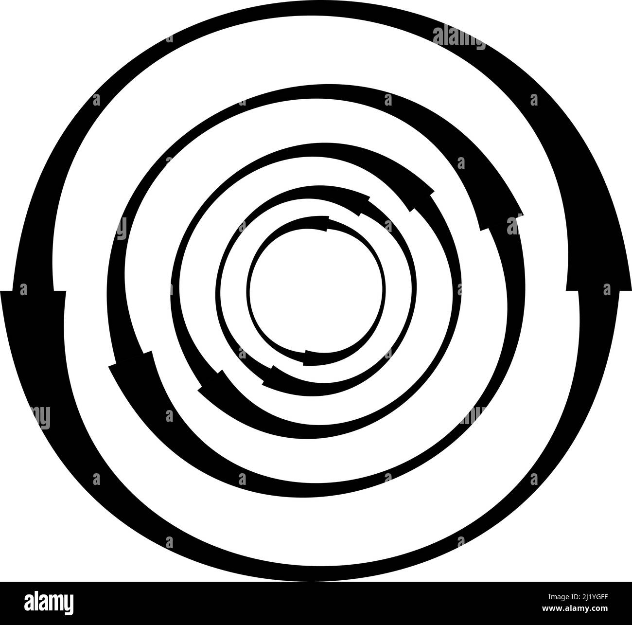 Abstract cicular geometric circle vector design element - stock vector ...