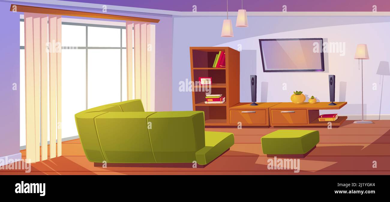 Big Living Room Cartoon