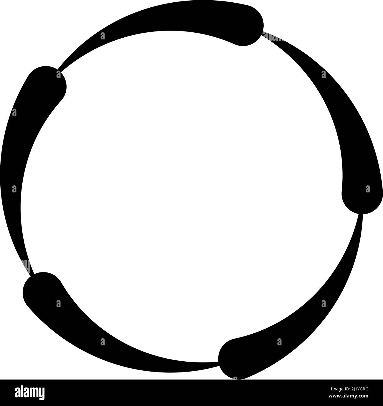 Abstract cicular geometric circle vector design element - stock vector ...