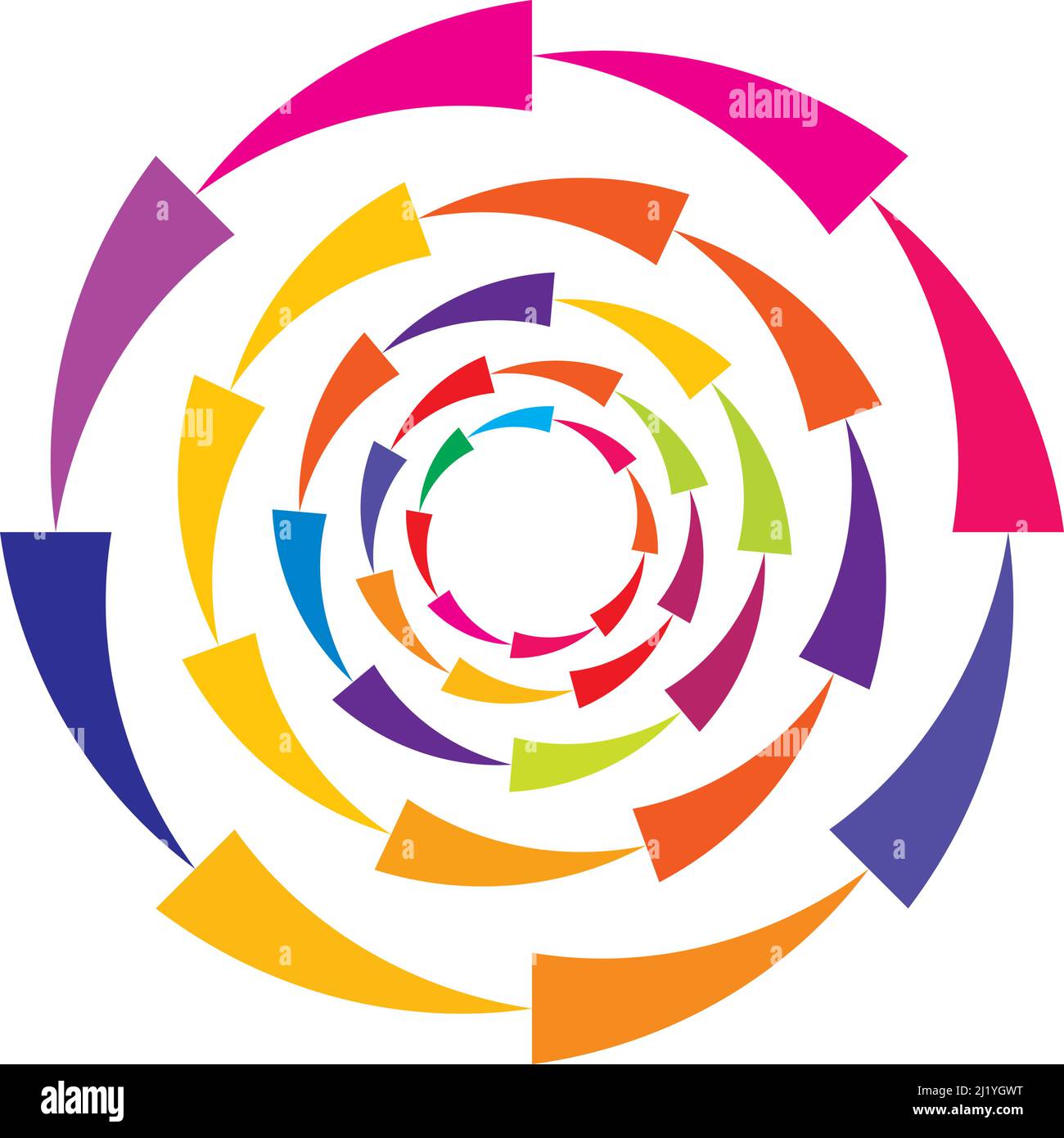 Abstract cicular geometric circle vector design element - stock vector ...