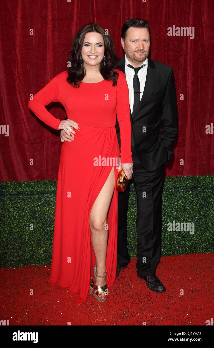 London, UK. Debbie Rush and Ian Puleston-Davies at the British Soap ...