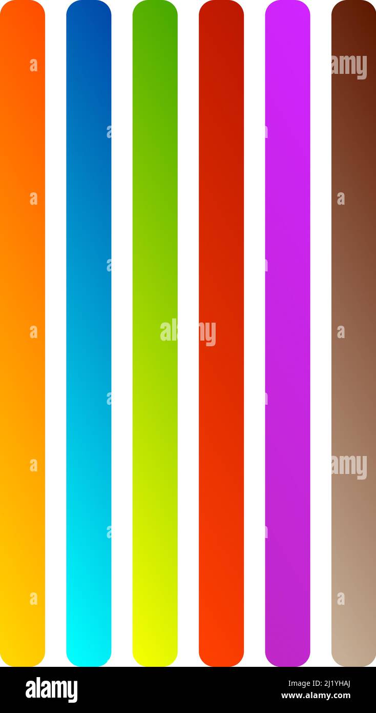 Banner, button, bar shapes with blank, empty space design element ...