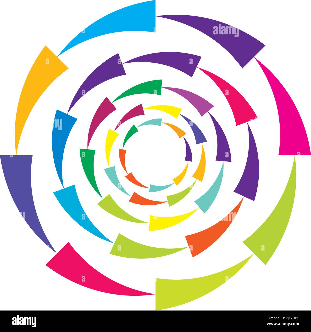 Abstract cicular geometric circle vector design element - stock vector ...