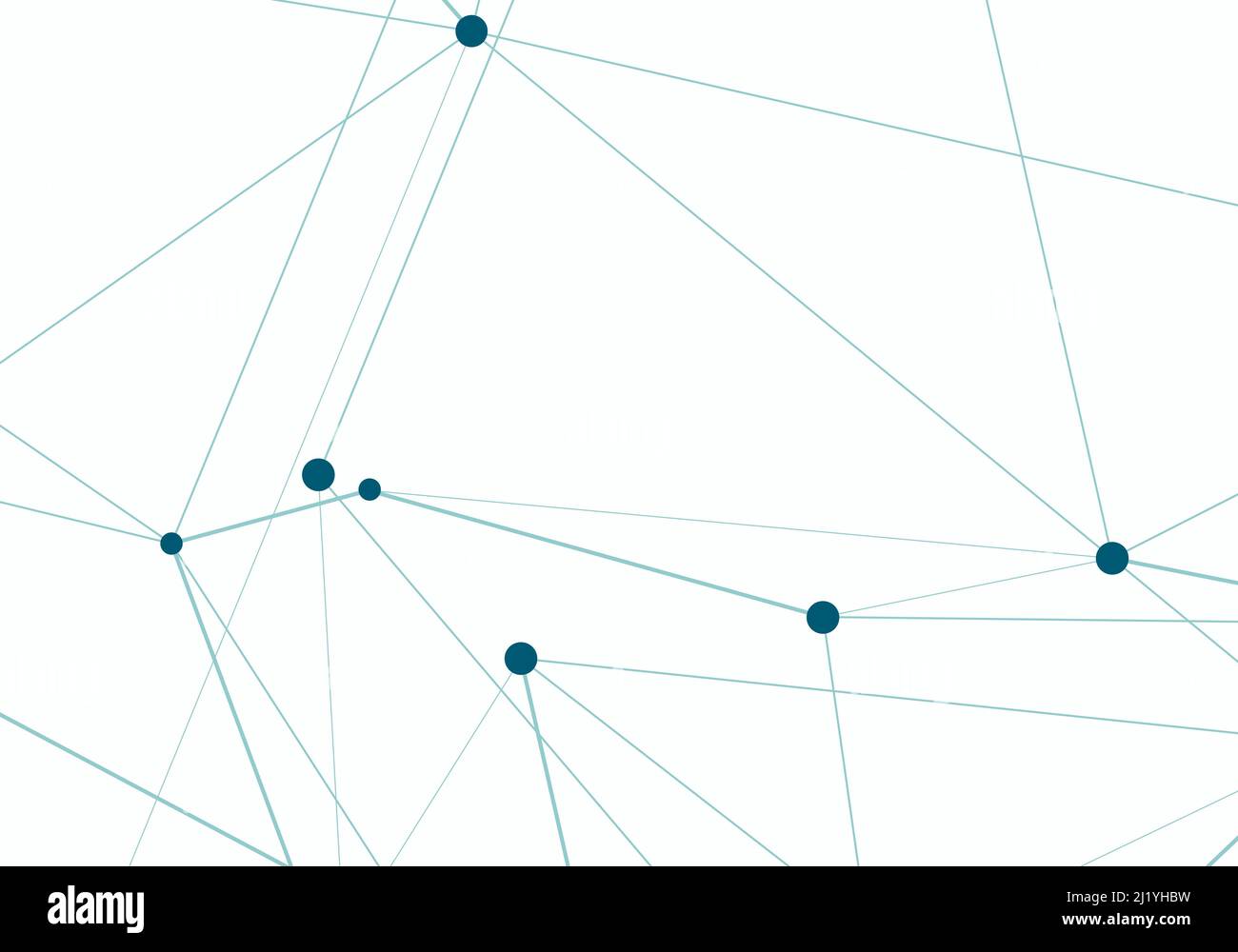 Abstract mess network design. Futuristic connected dots and lines molecular pattern. Vector ...