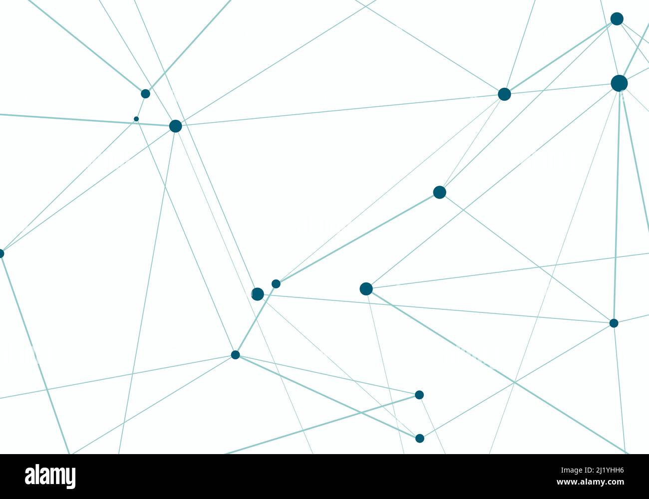 Abstract mess network design. Futuristic connected dots and lines molecular pattern. Vector ...