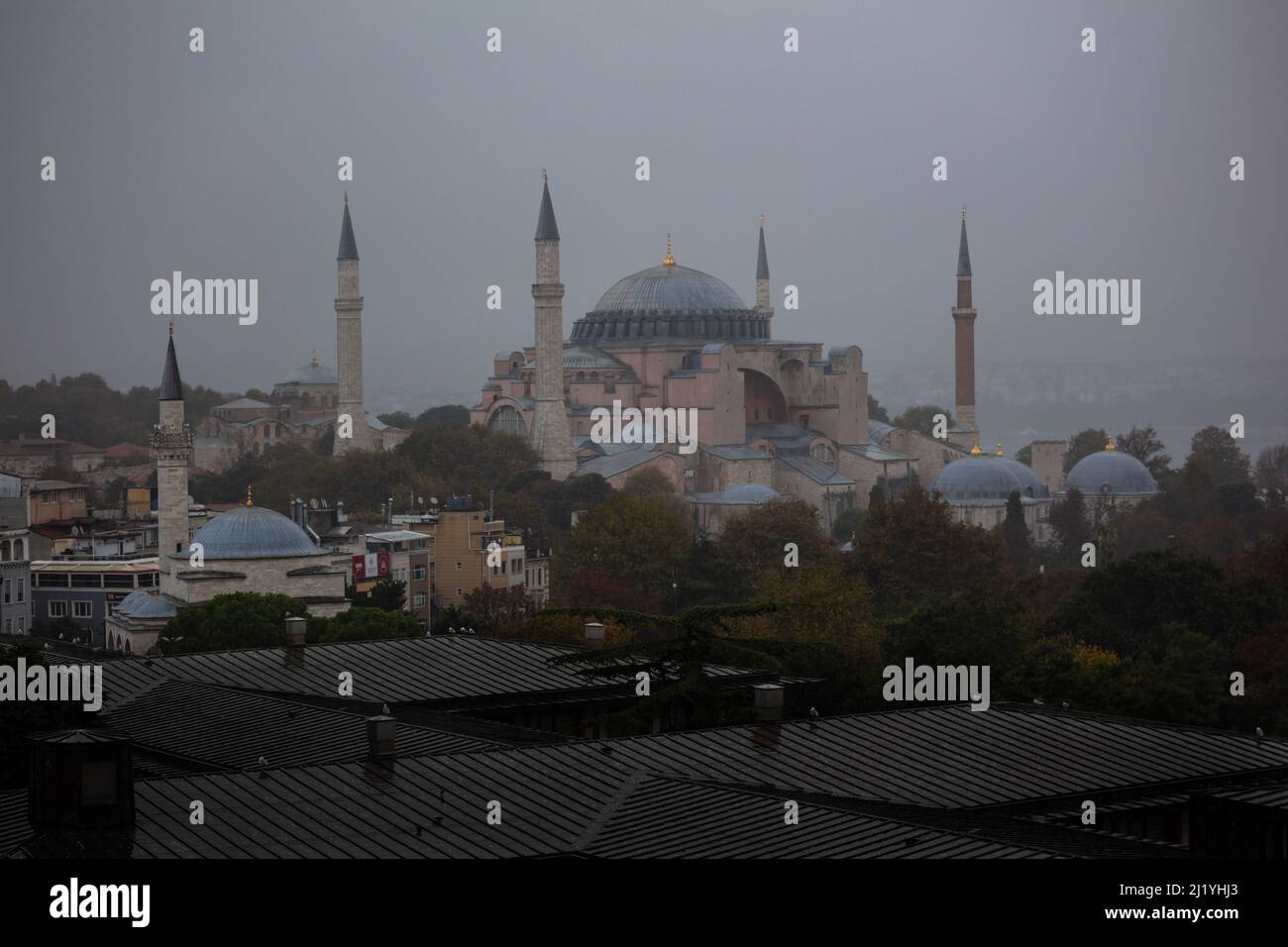 Hagia sophia spires hi-res stock photography and images - Alamy