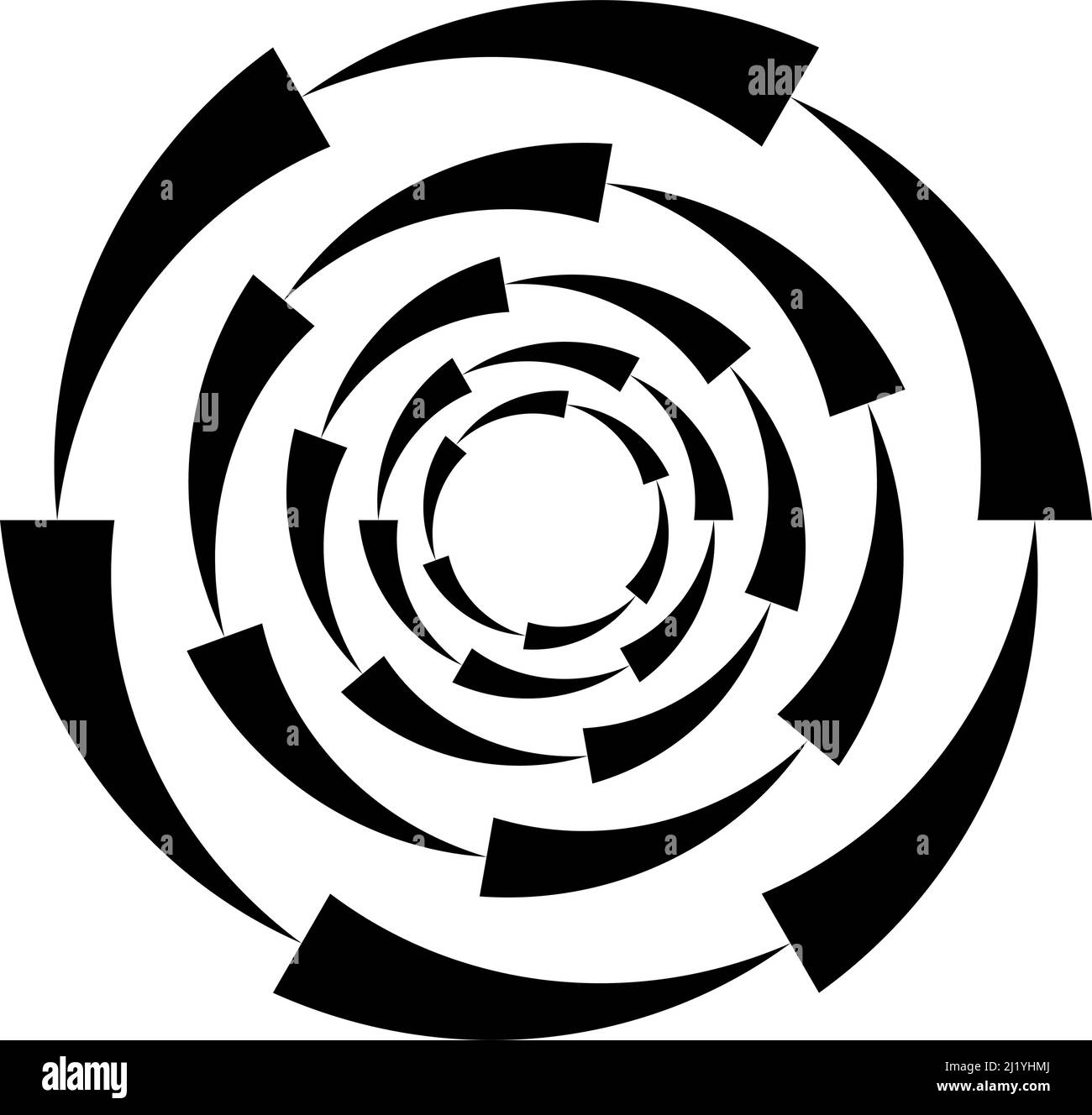 Abstract cicular geometric circle vector design element - stock vector ...