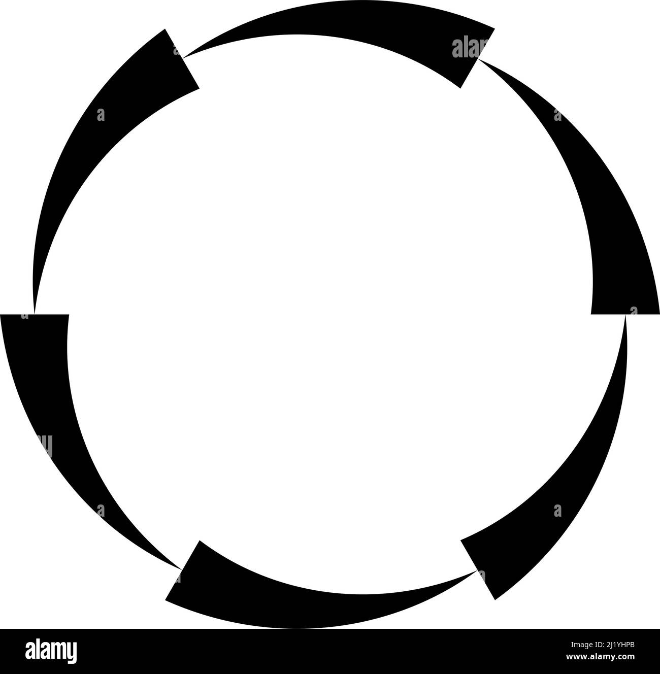 Abstract cicular geometric circle vector design element - stock vector ...