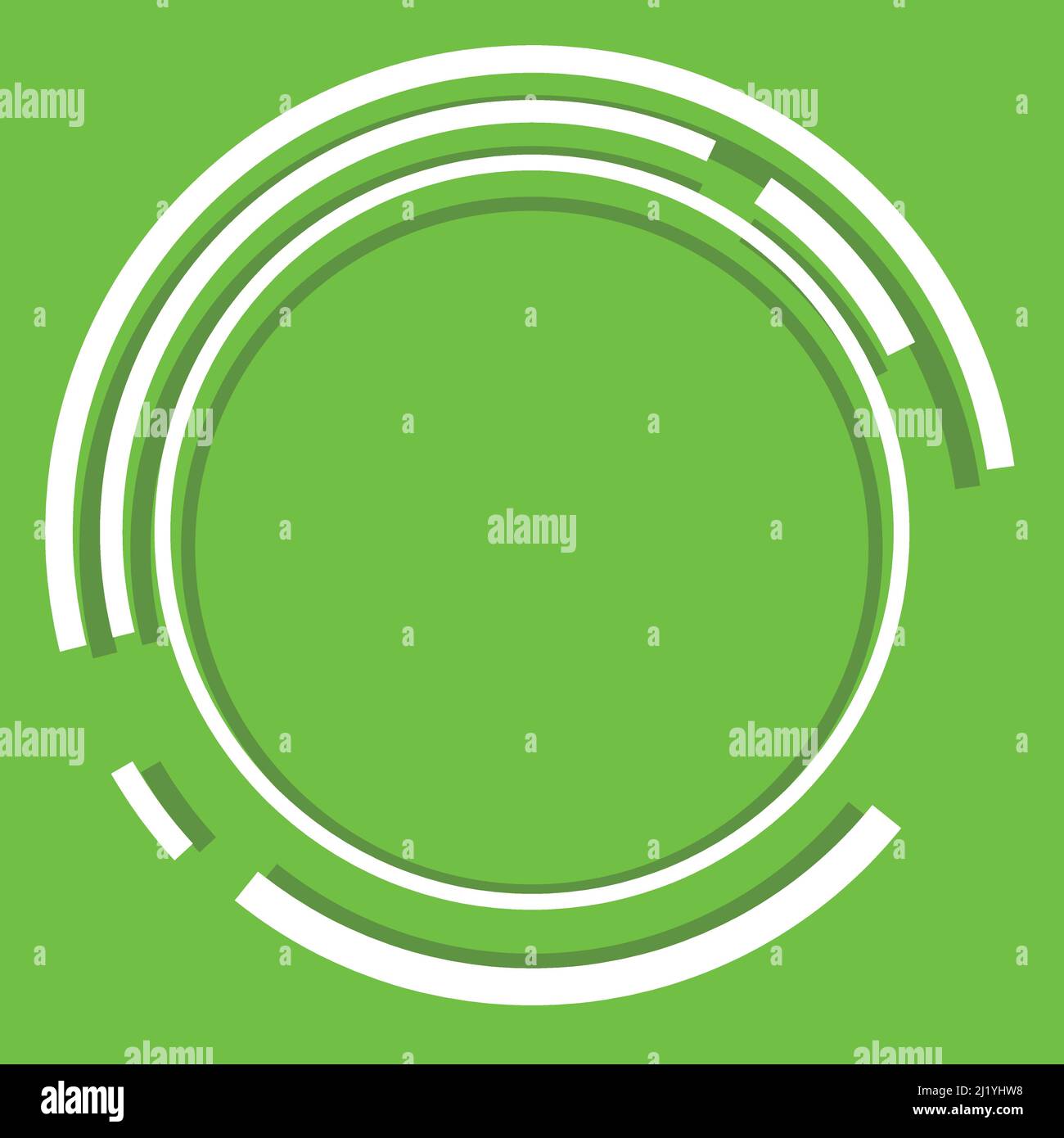 Rotating geometric sci-fi GUI UI hud circle, circular icon, element ...