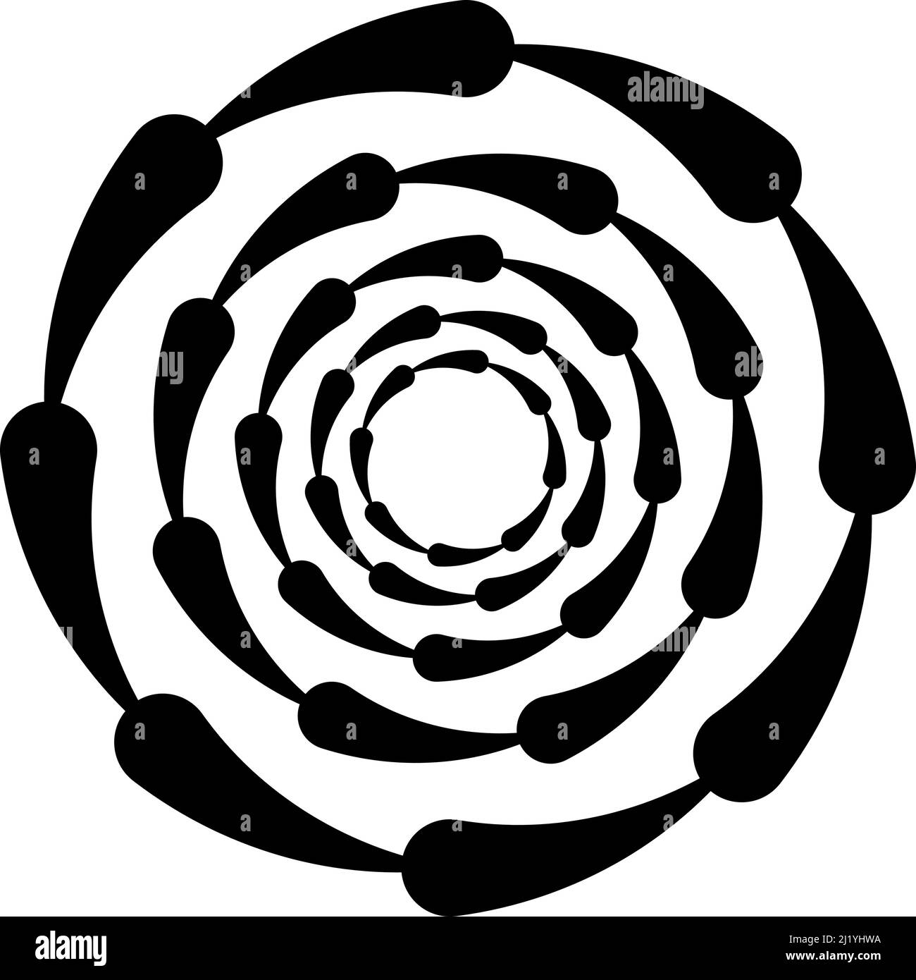 Abstract cicular geometric circle vector design element - stock vector ...