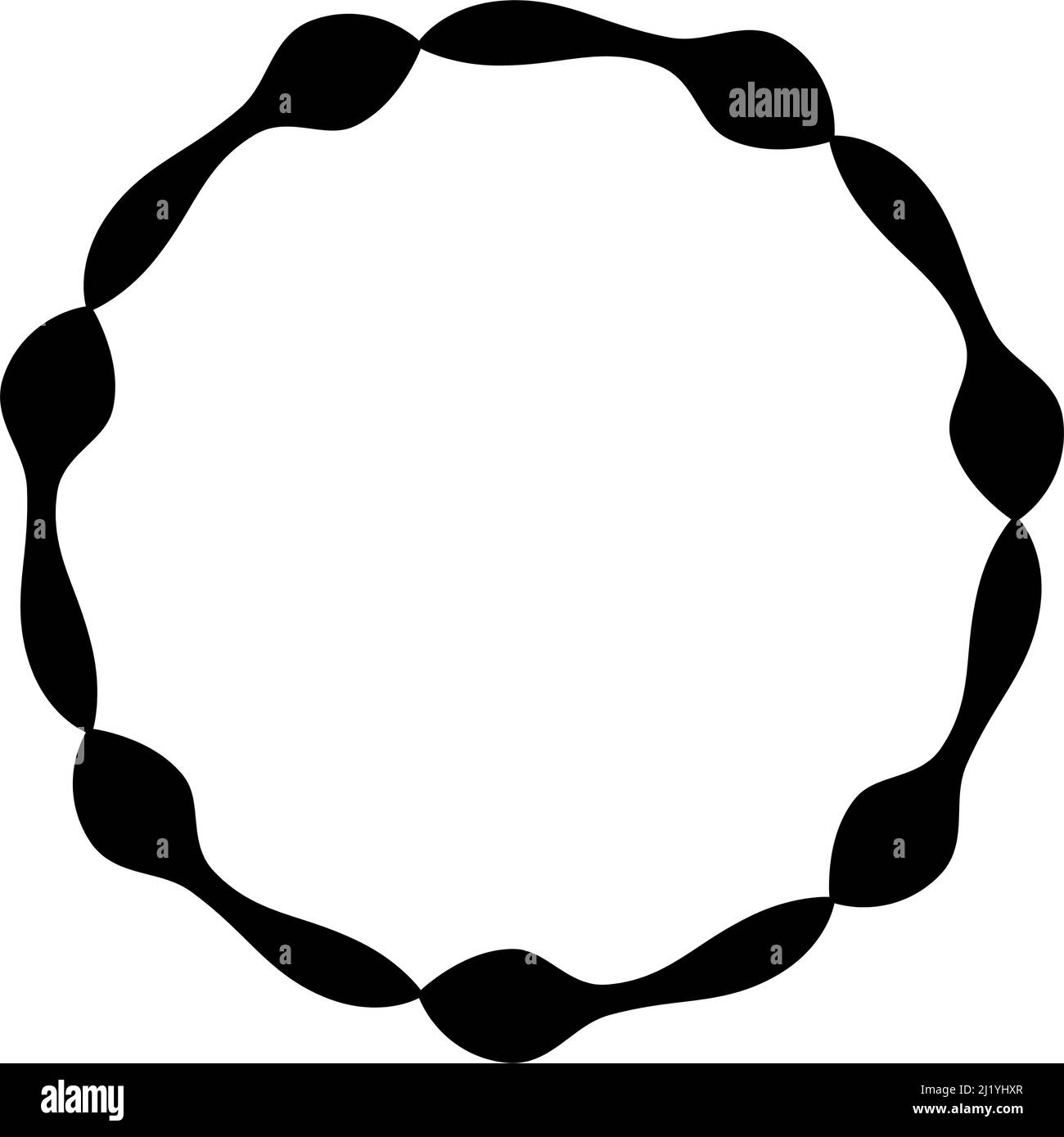 Abstract cicular geometric circle vector design element - stock vector ...