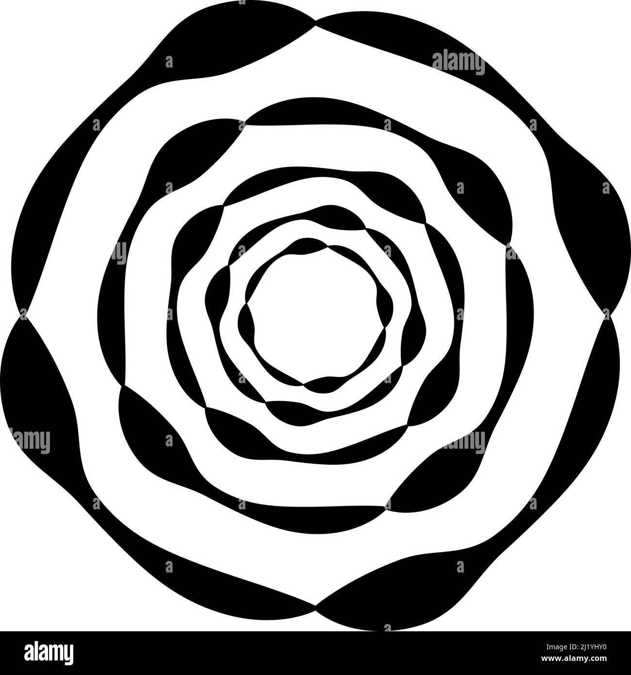 Abstract cicular geometric circle vector design element - stock vector ...