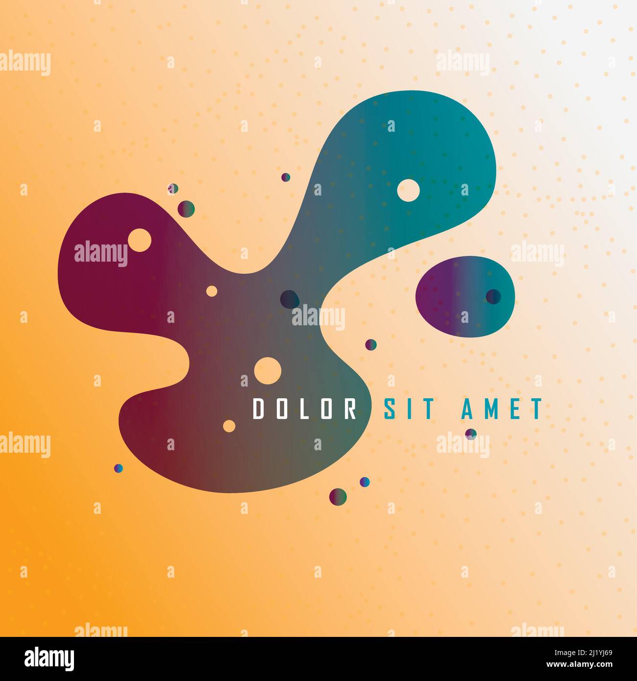 Colorful abstract geometric fluid shapes composition background Stock ...