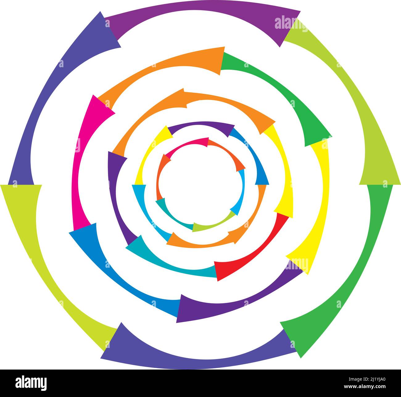 Abstract cicular geometric circle vector design element - stock vector ...