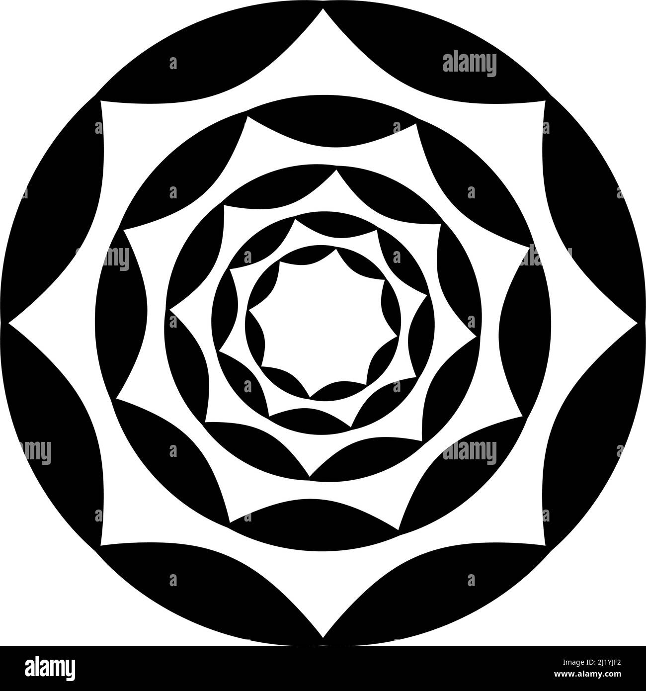 Abstract cicular geometric circle vector design element - stock vector ...