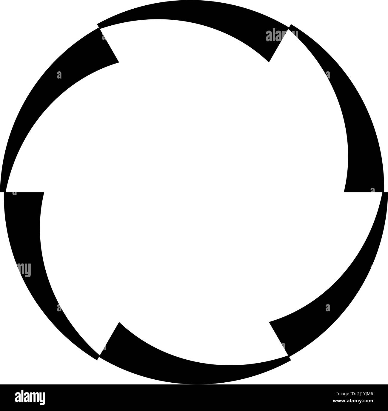 Abstract cicular geometric circle vector design element - stock vector ...