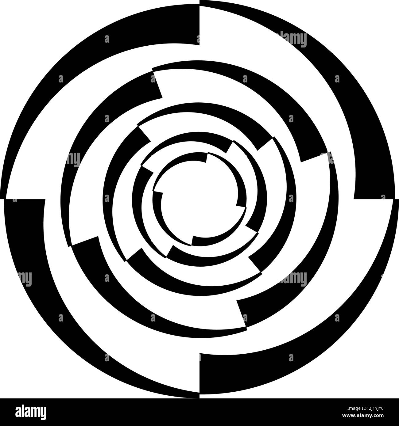 Abstract cicular geometric circle vector design element - stock vector ...