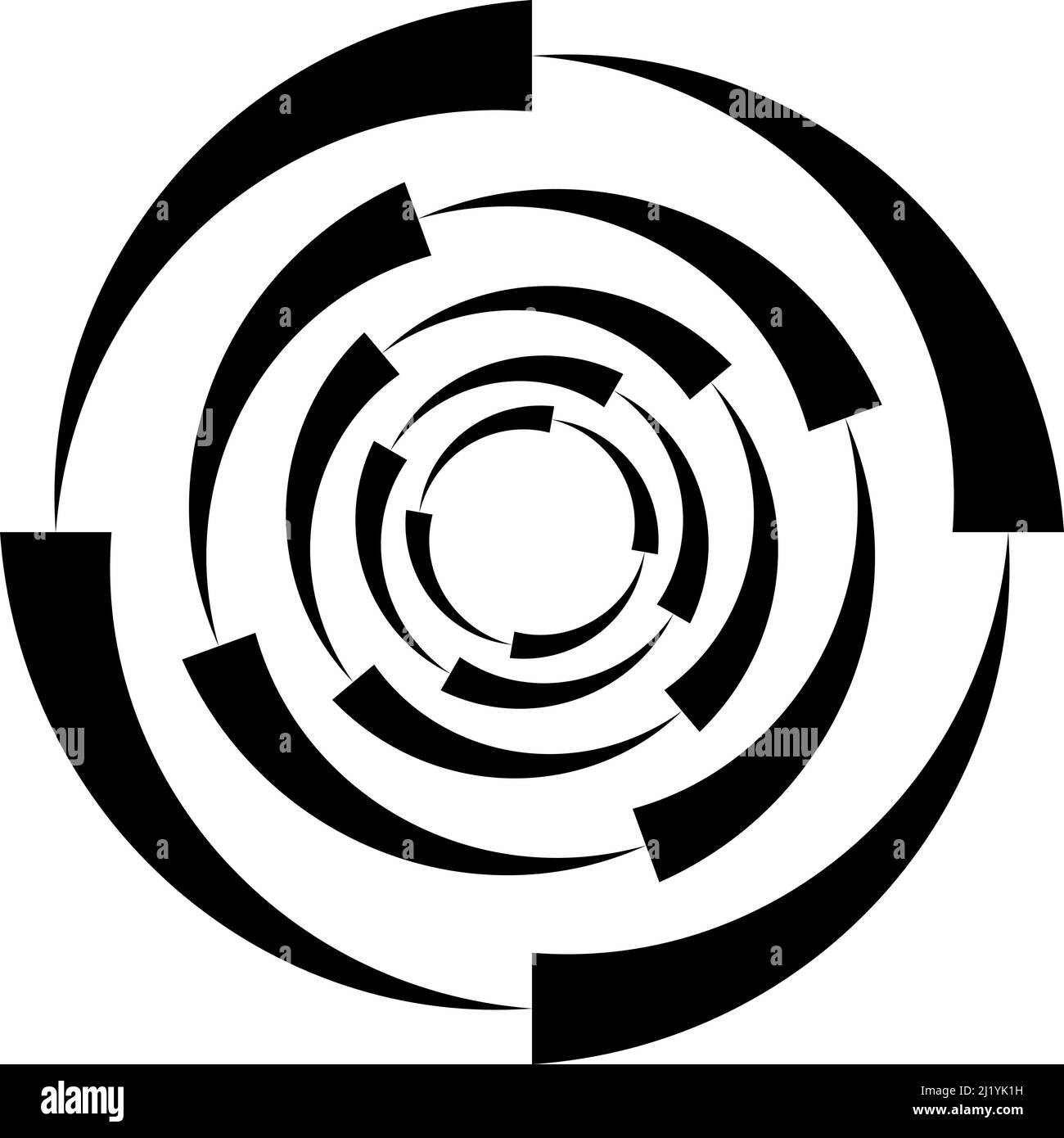 Abstract cicular geometric circle vector design element - stock vector ...