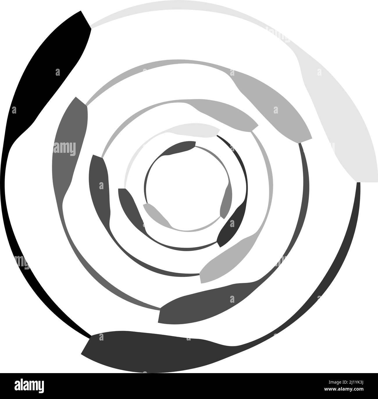 Abstract cicular geometric circle vector design element - stock vector ...