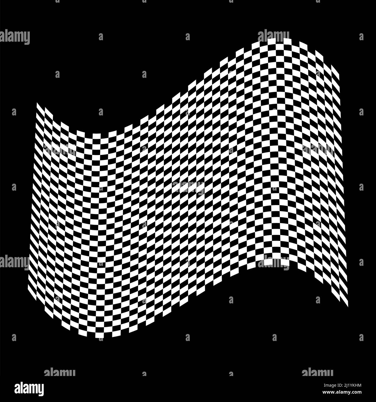Checkered, squared pattern element. Race, racing, finishing line flag ...