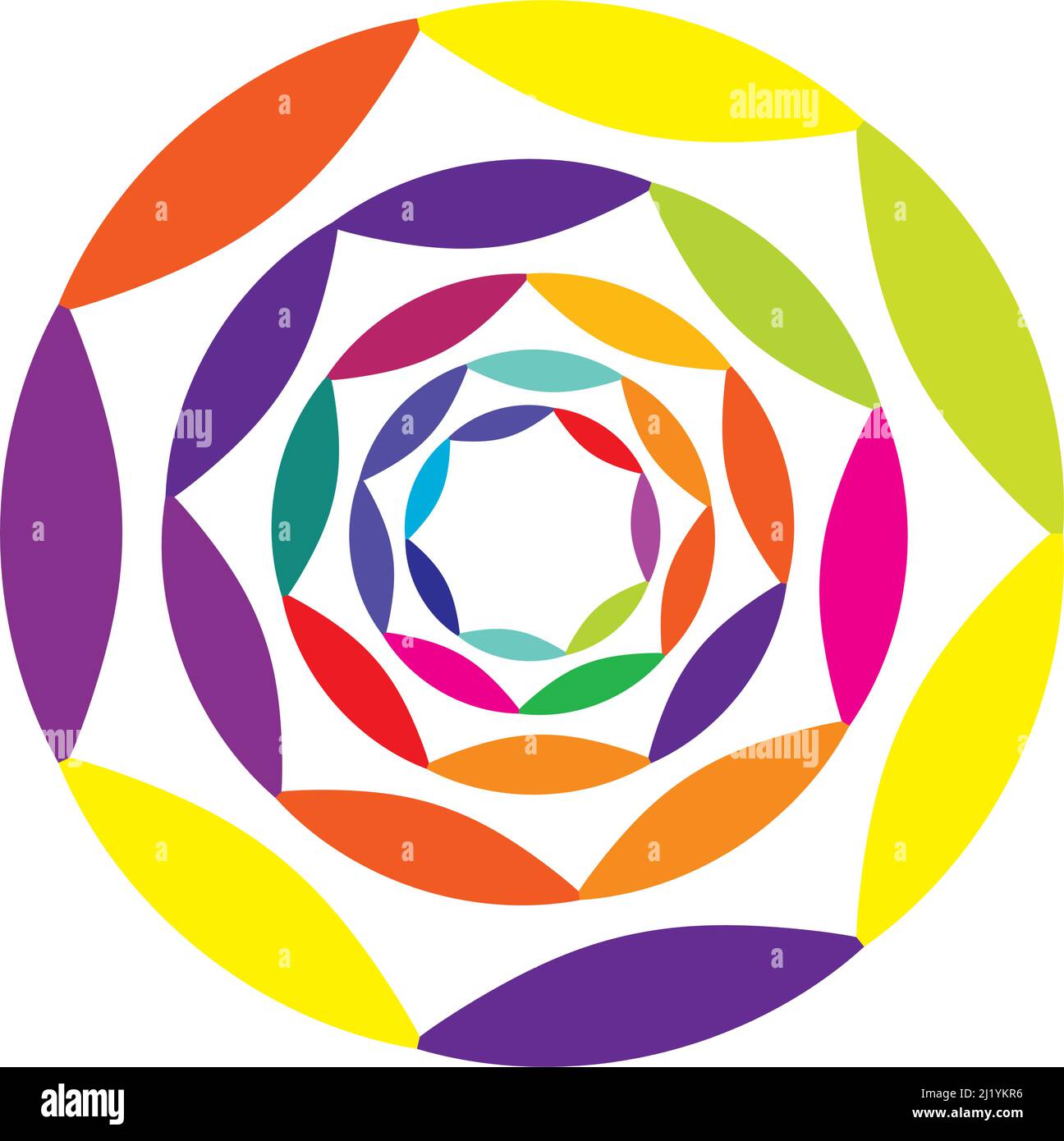 Abstract cicular geometric circle vector design element - stock vector ...