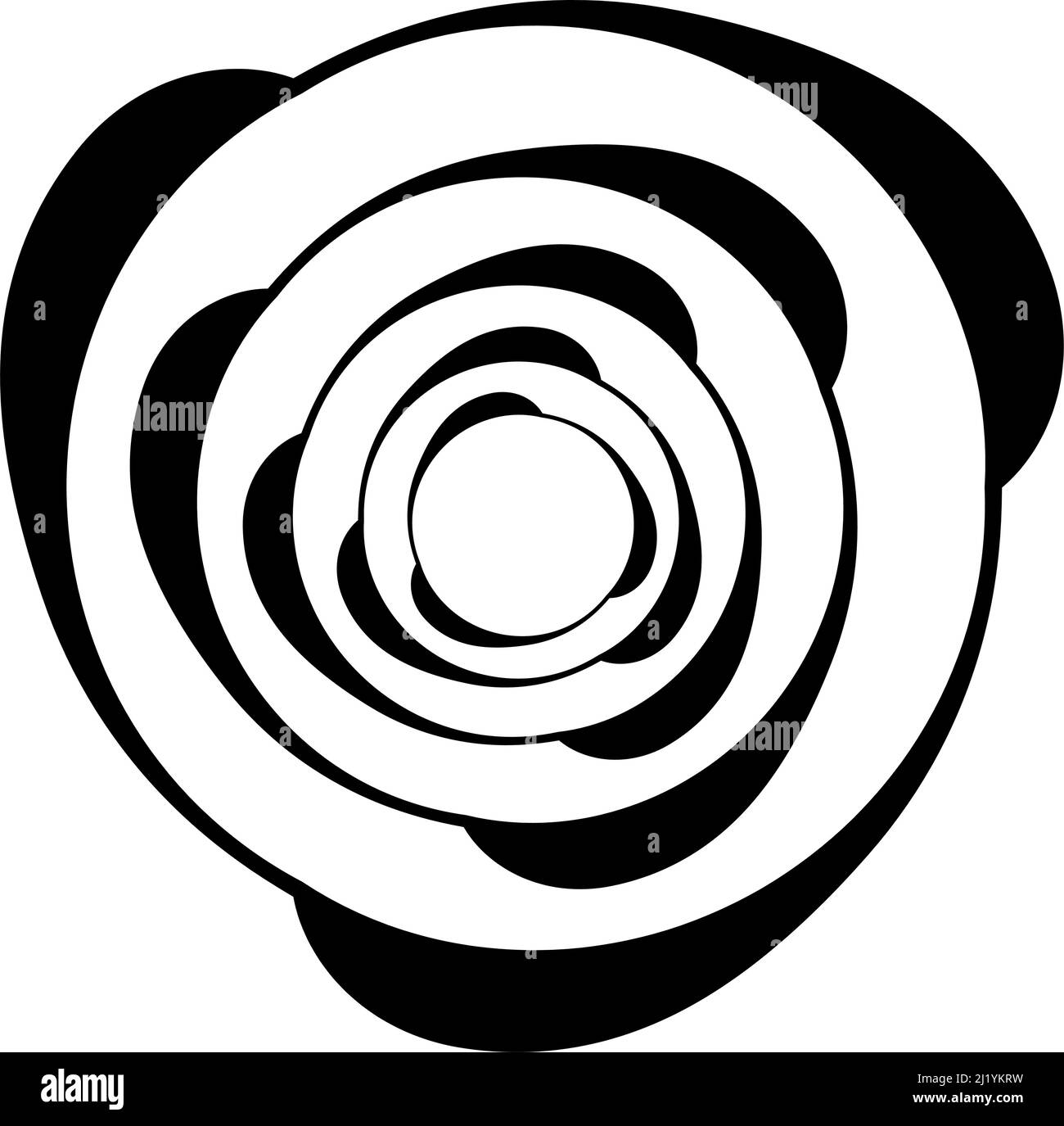 Abstract cicular geometric circle vector design element - stock vector ...