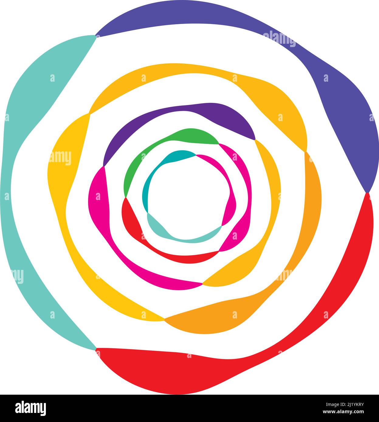 Abstract cicular geometric circle vector design element - stock vector ...